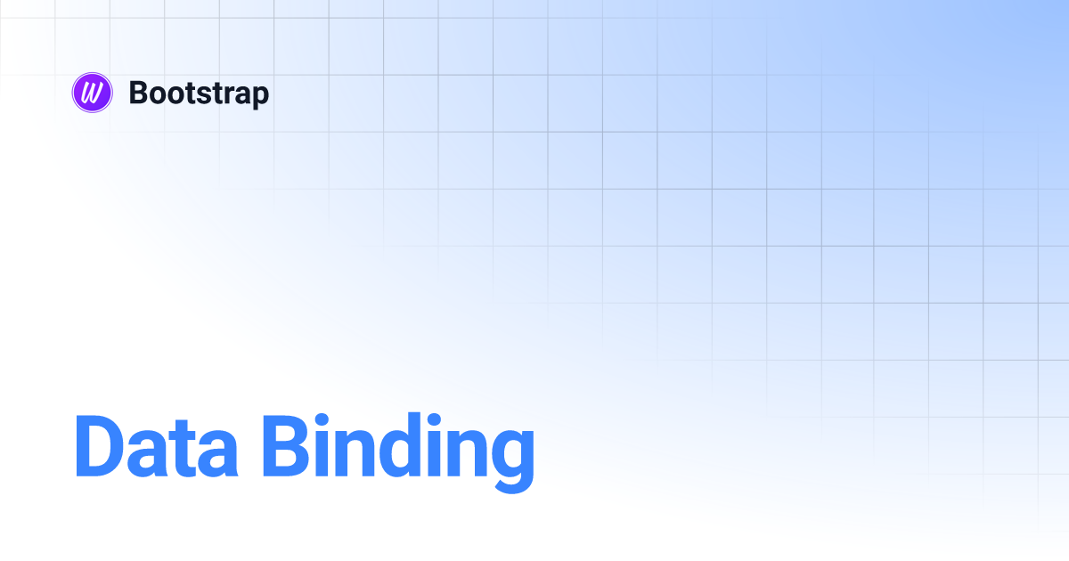 Data Binding Bootstrap