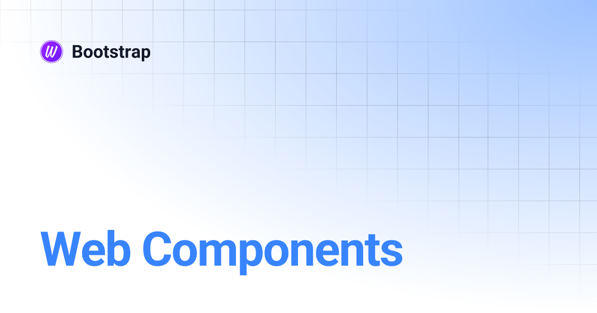 Web Components | Bootstrap